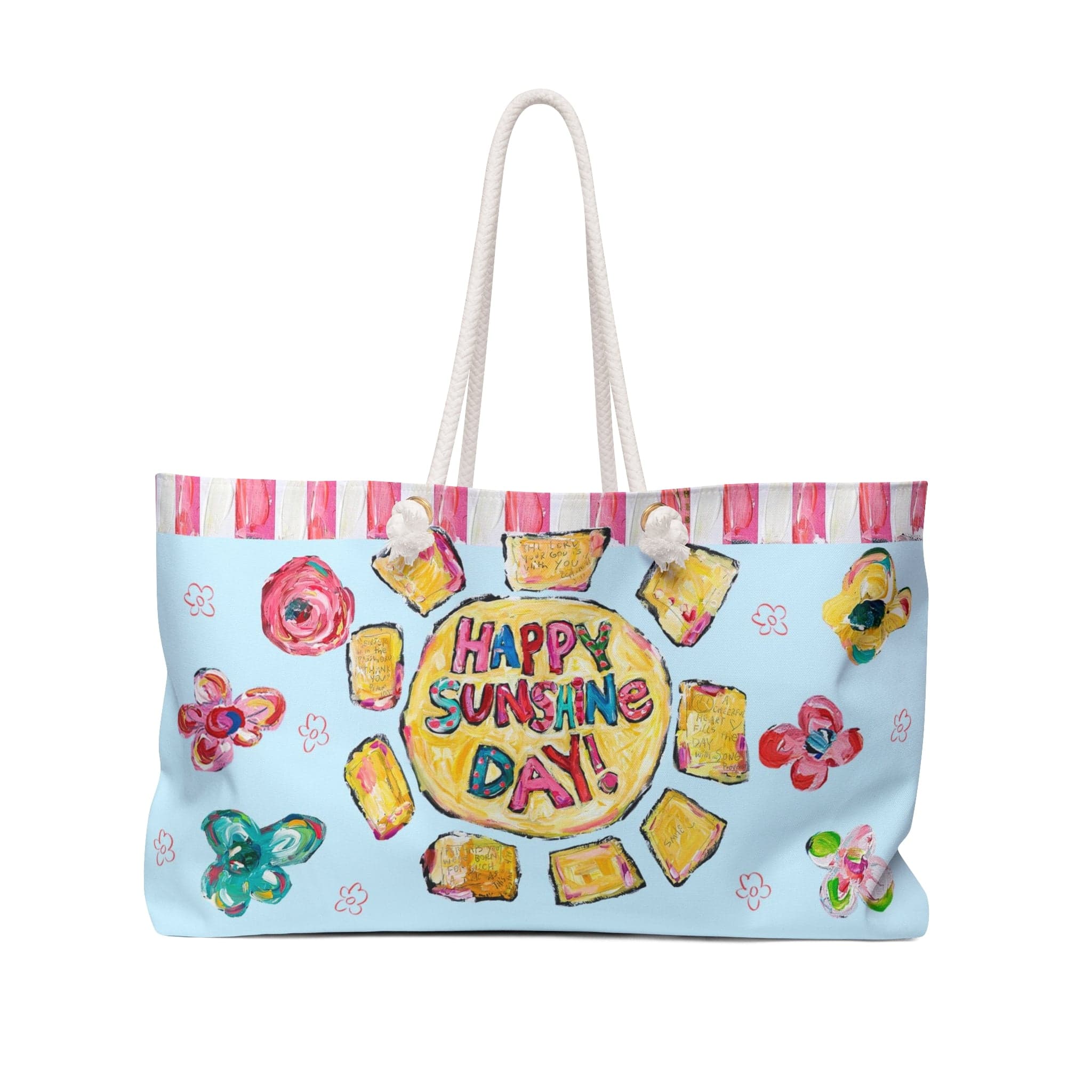 Sunshine Bag on Blue