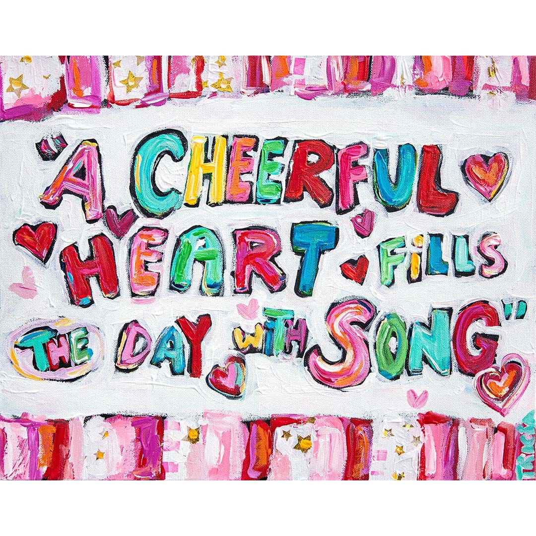 Cheerful Heart Print